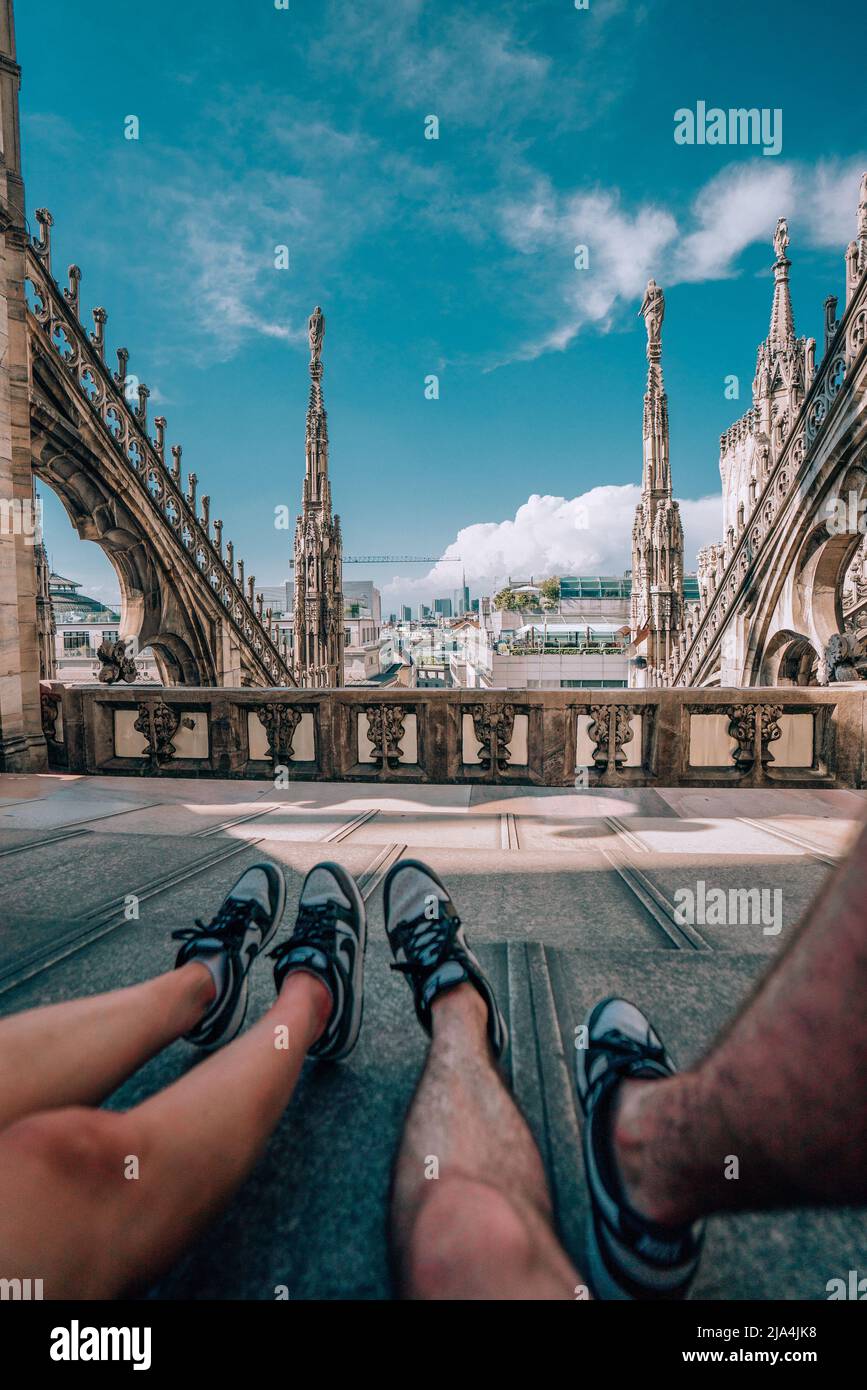 The beautiful city of Milan from all angels Stock Photo - Alamy