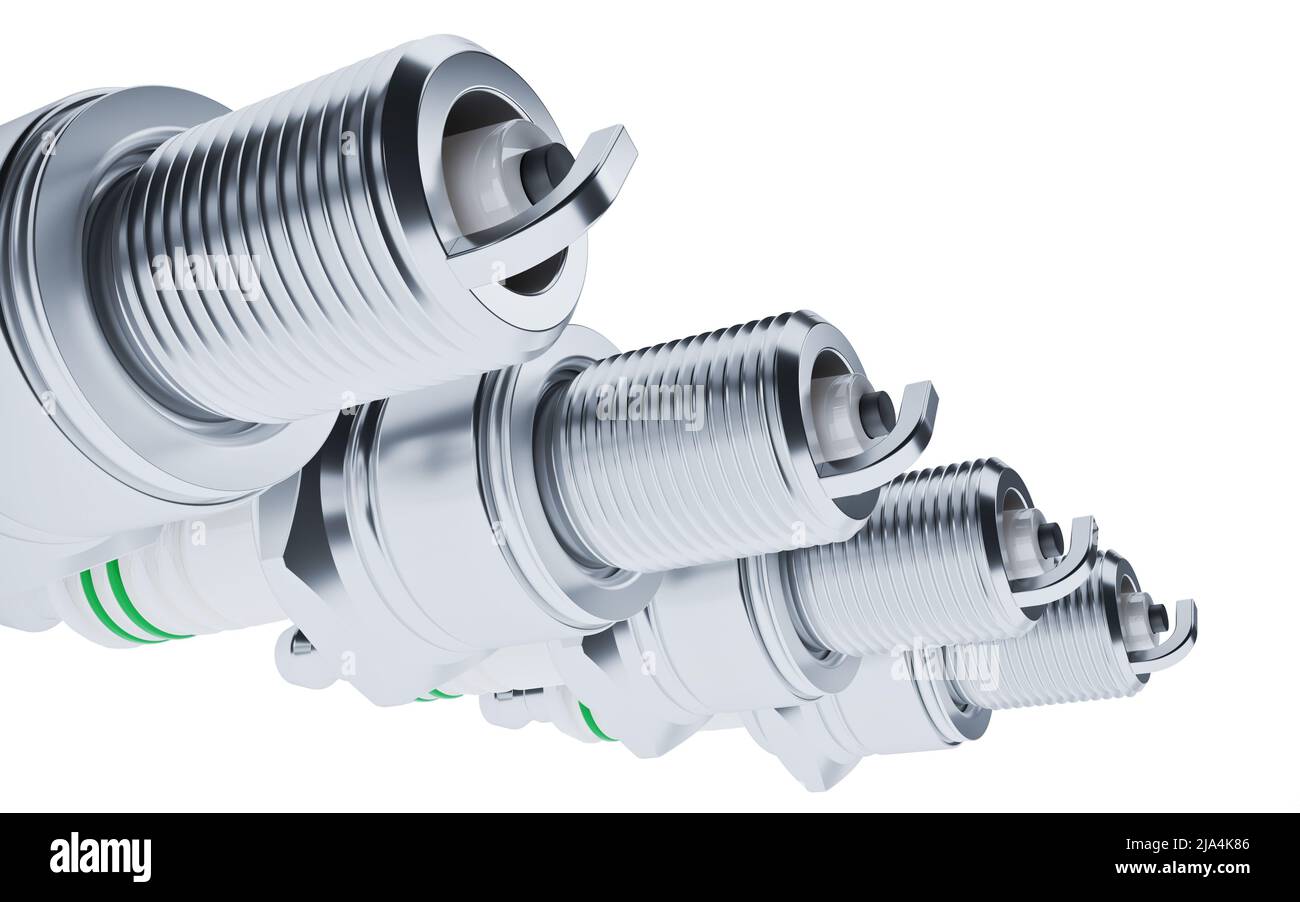 car candle isolated on white background Stock Photo - Alamy