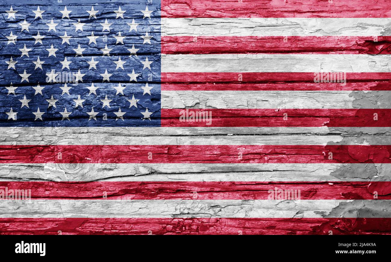 Wooden texture with painted flag Stock Photo - Alamy