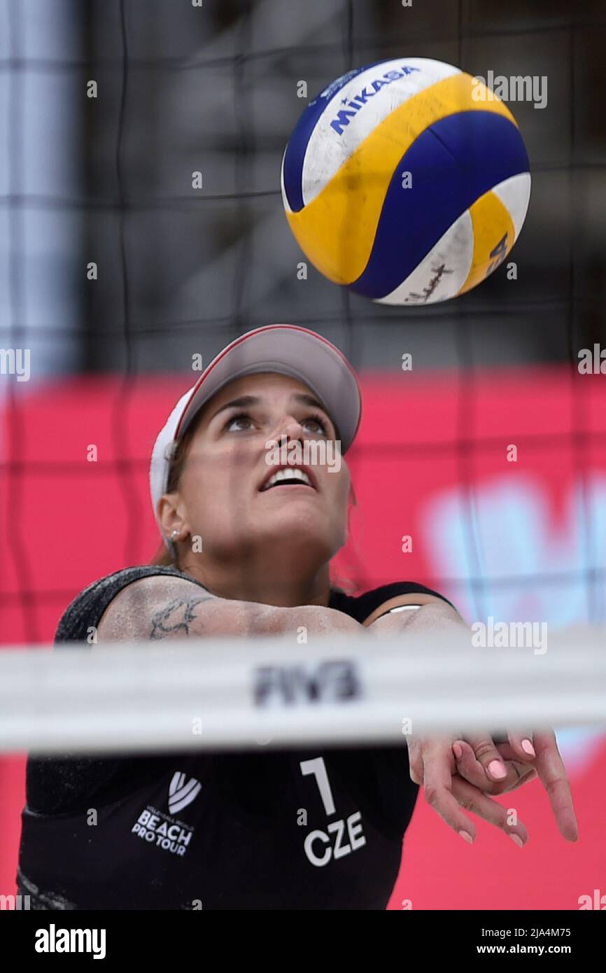 Ostrava, Czech Republic. 27th May, 2022. Barbora Hermannova of Czech ...