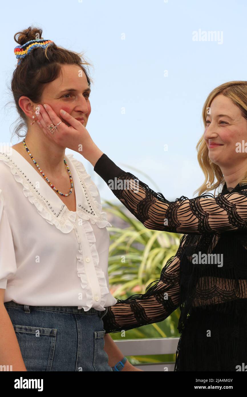 Cannes, France. 27th May, 2022. Director Alice Rohrwacher and Alba ...