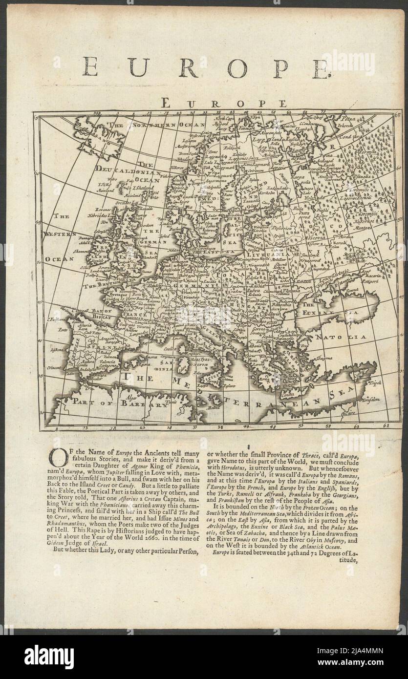 Europe black and white map hi-res stock photography and images - Alamy