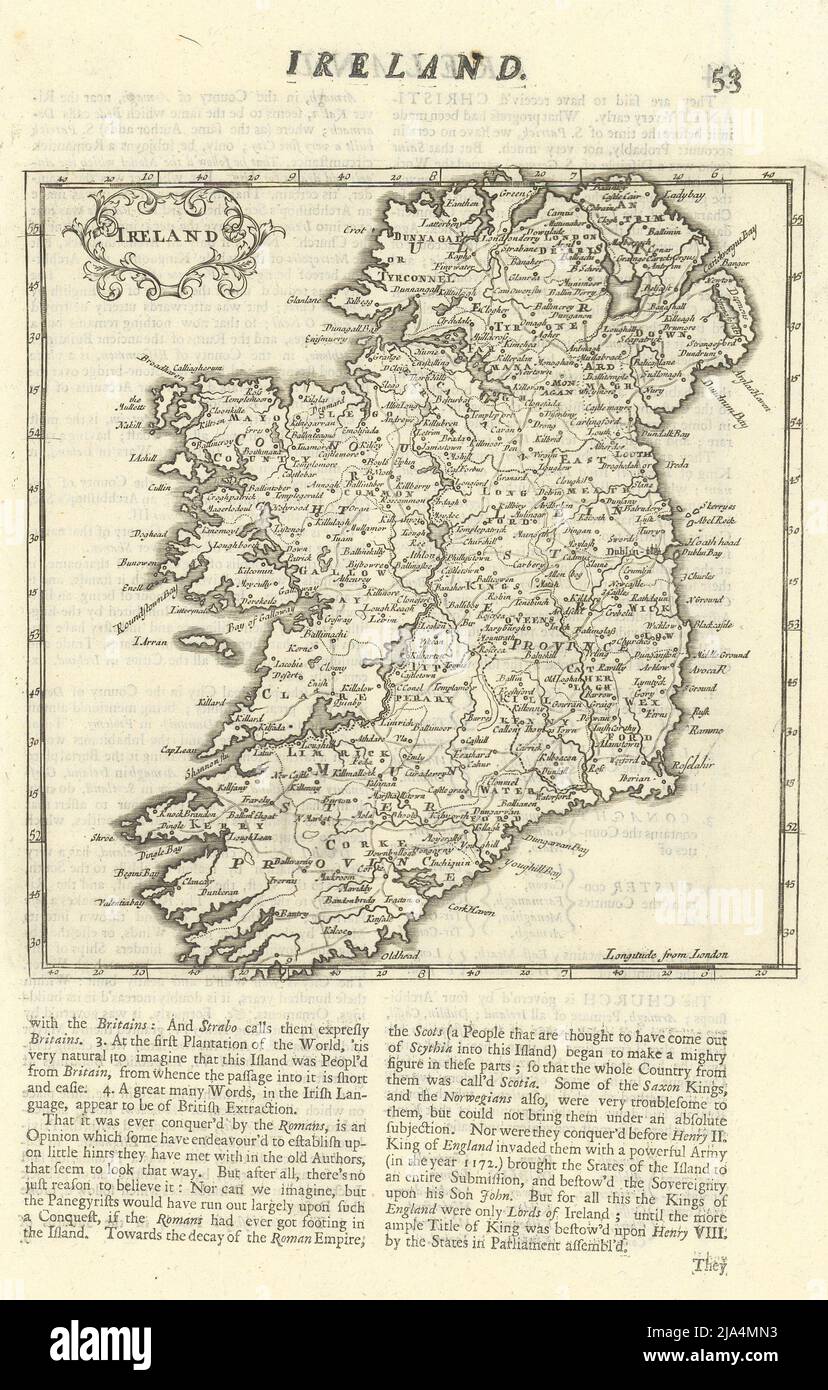 Map of ireland 18th hi-res stock photography and images - Alamy