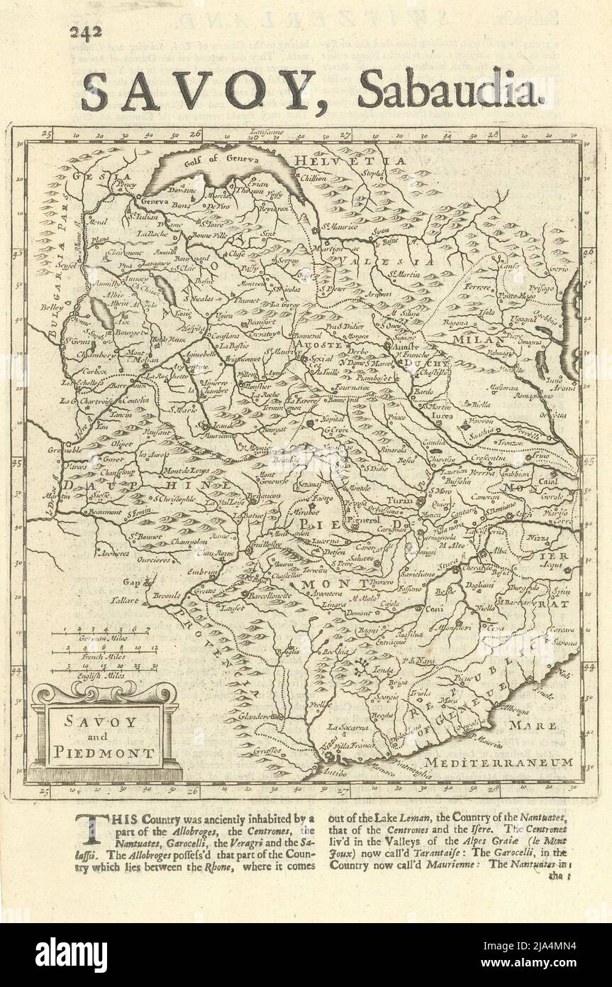 Piedmont map hi-res stock photography and images - Alamy