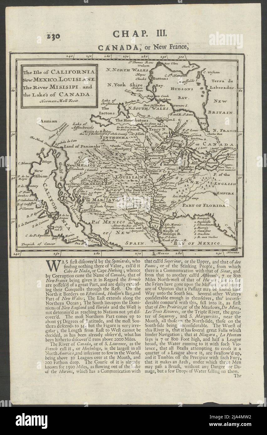 The Isle of California. New Mexico. Louisiane. The River Misisipi… MOLL ...