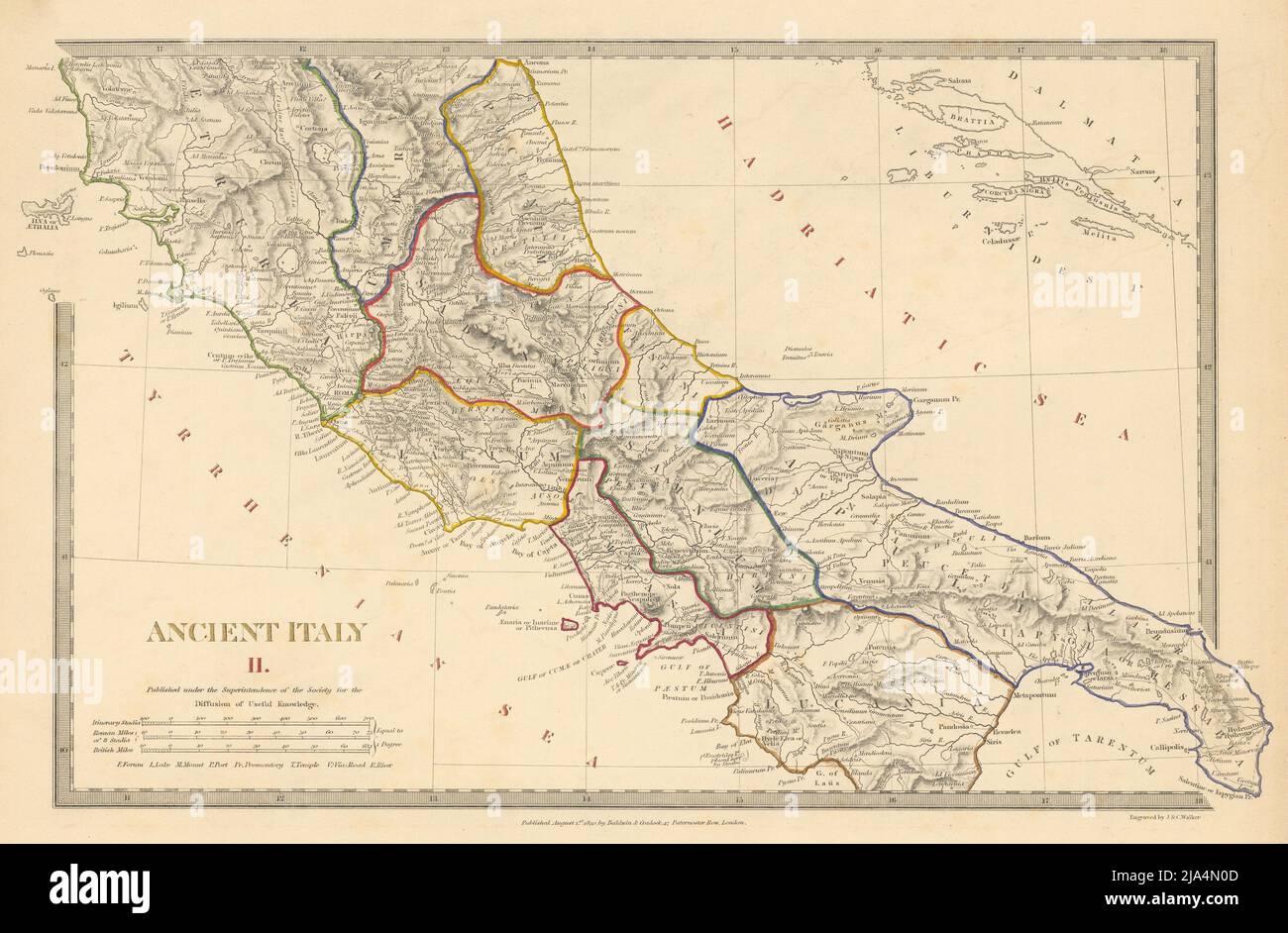 ANCIENT ITALY.South.Apulia Latium Sabini Samnium Picenum Etruria.SDUK ...