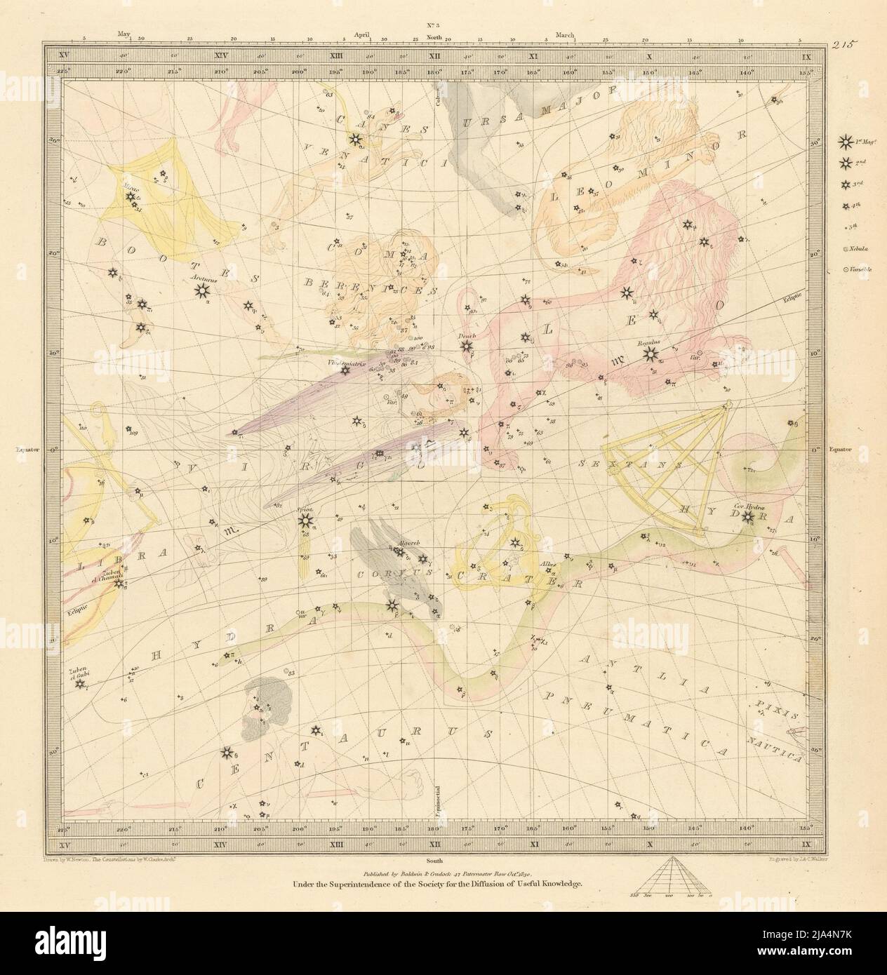 ASTRONOMY CELESTIAL. Star map. Star chart, III. Autumnal Equinox. SDUK ...