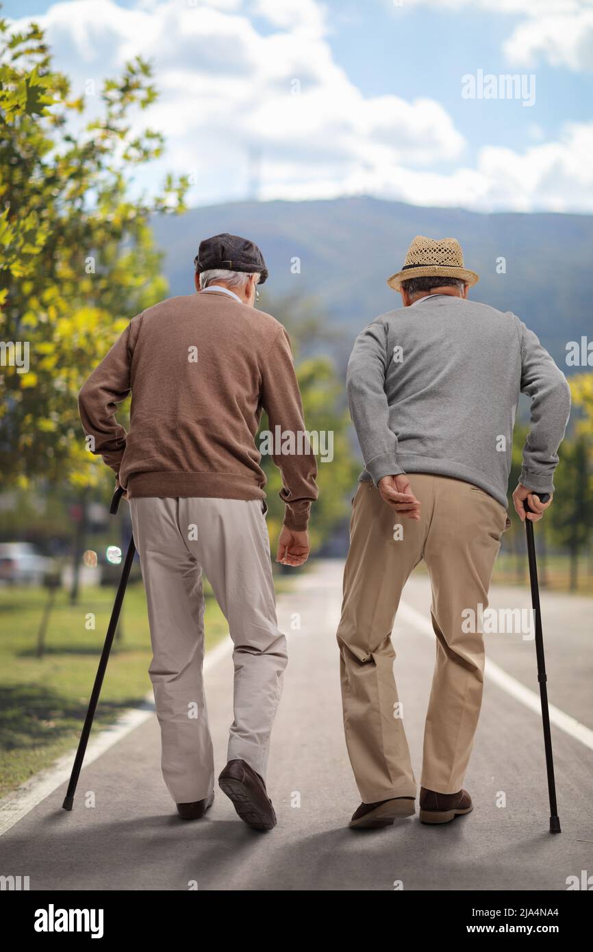 Two People Walking Together