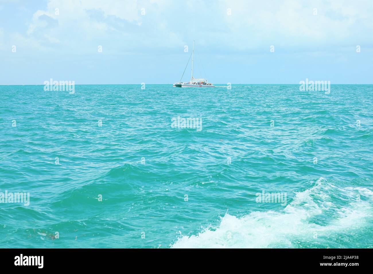 Gorgeous green azure warm water in Key West Florida Stock Photo - Alamy