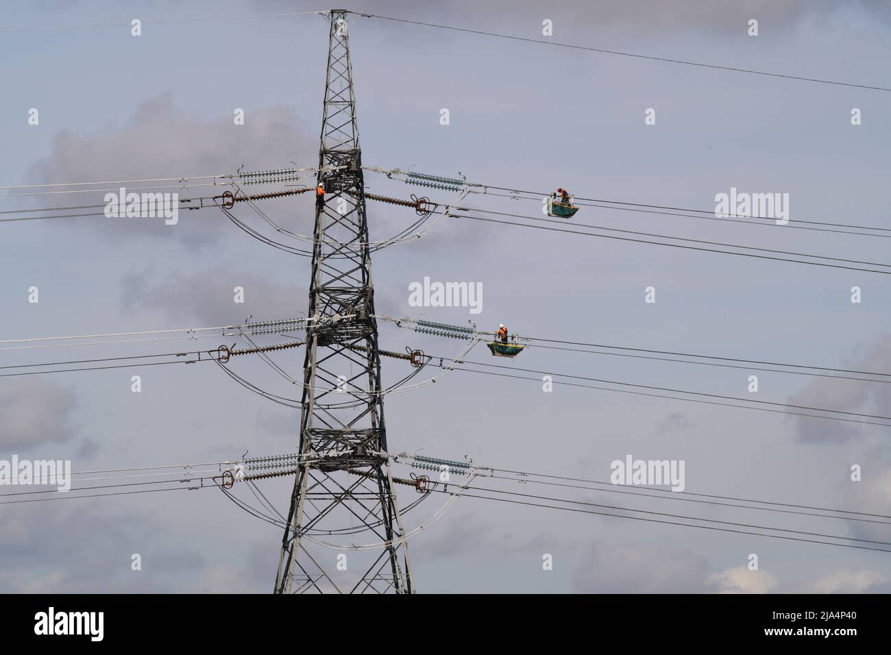 High tension power lines damage hi-res stock photography and images - Alamy