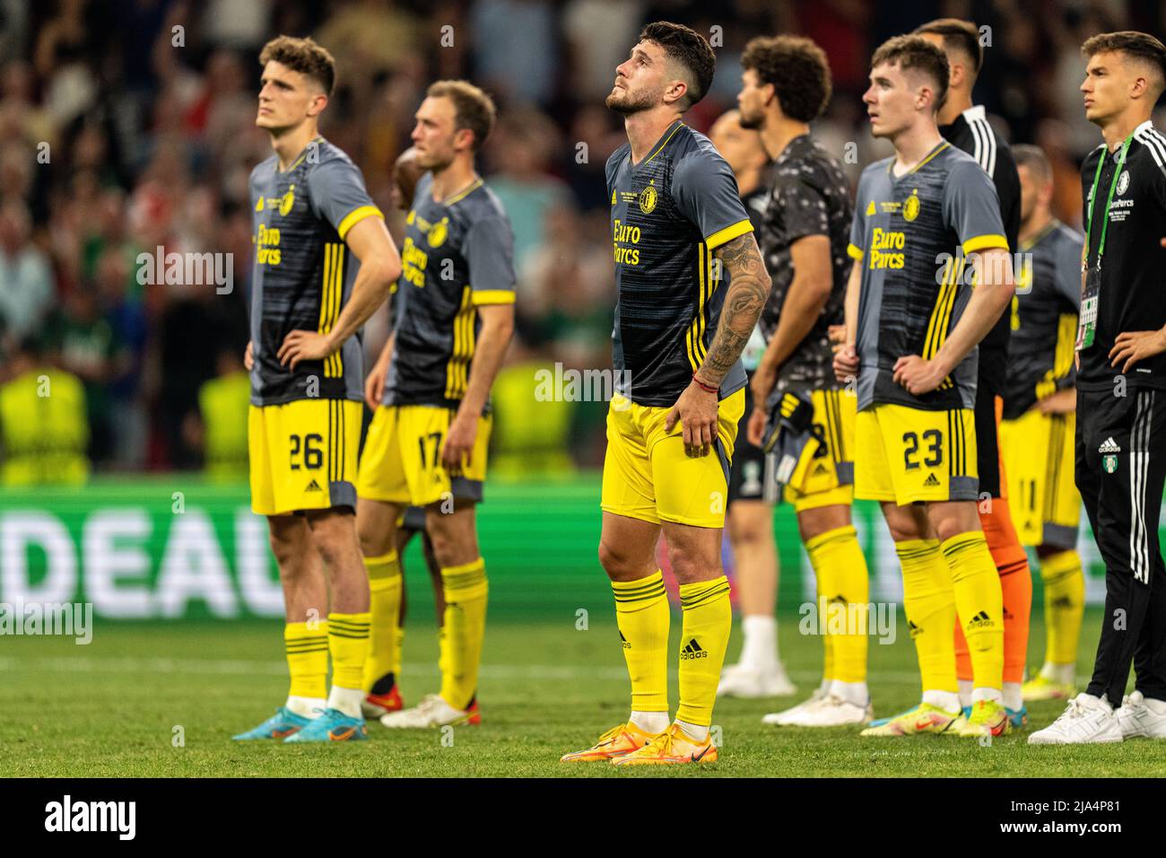 Tirana - Marcos Senesi of Feyenoord during the match between AS Roma v ...