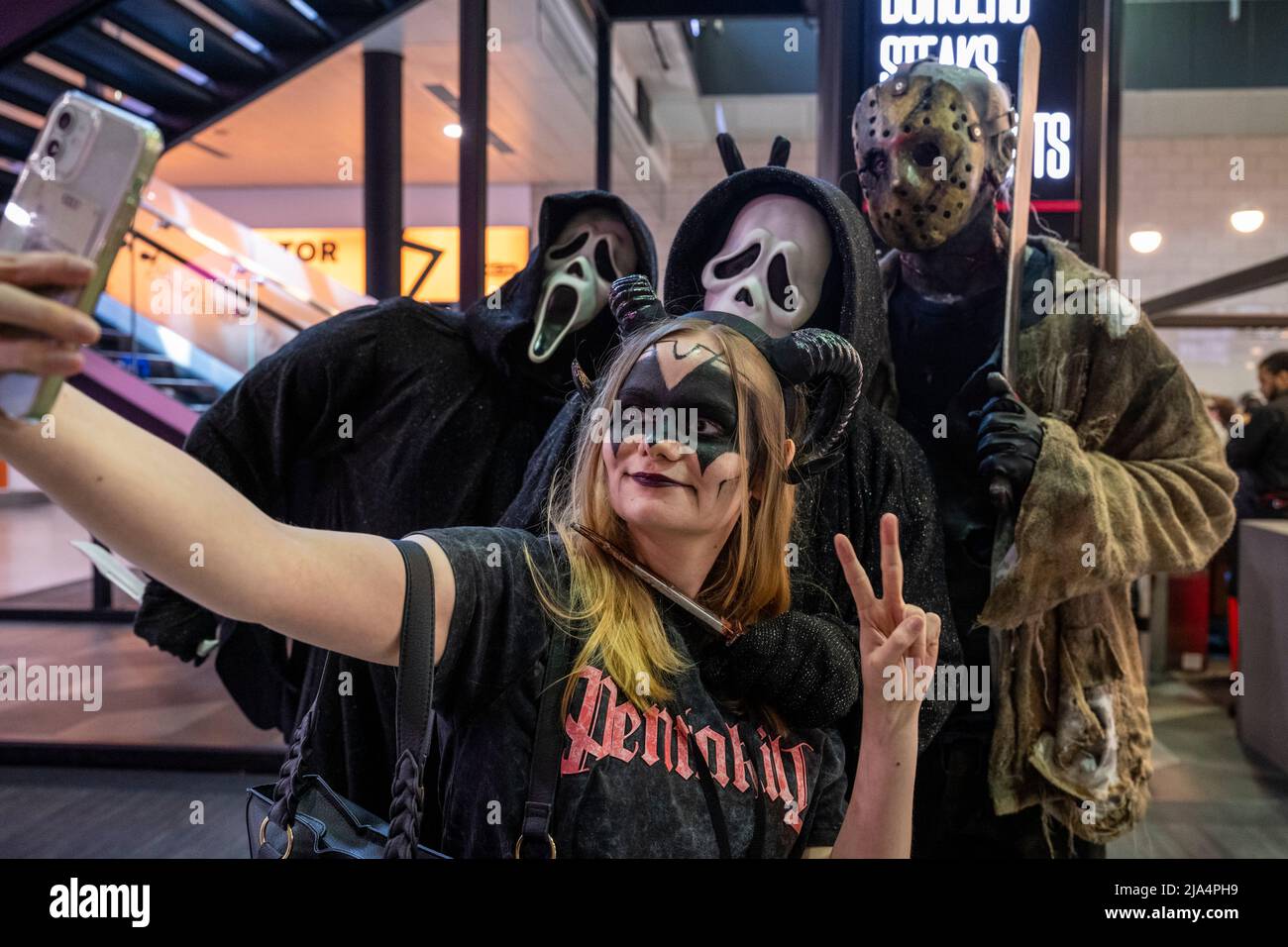 Cosplay Der Amerikanischen Horrorgeschichte Halloween Cosplay Latex