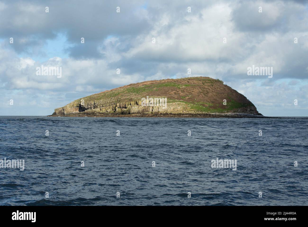 puffin island off the Anglesey coast near Beaumaris north wales Stock ...