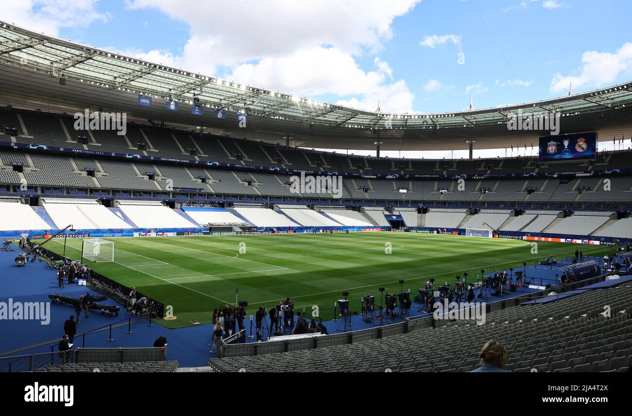Paris, France, 27th May 2022. A general view of the Stade de France ...