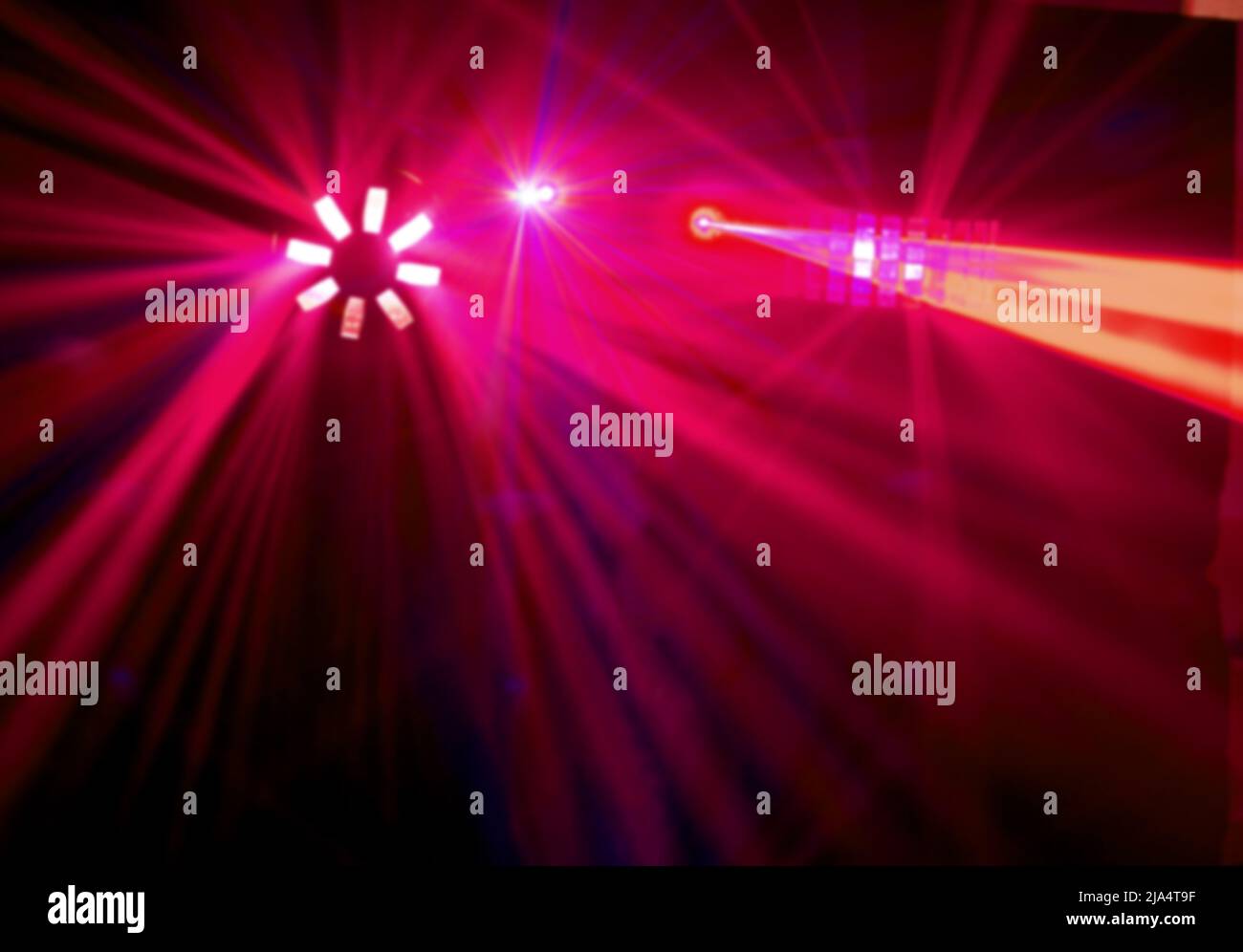 Disco. Laser show Stock Photo - Alamy