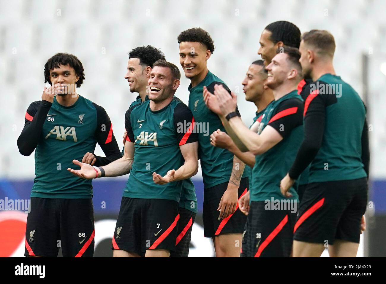 James milner liverpool 2022 training hi-res stock photography and ...