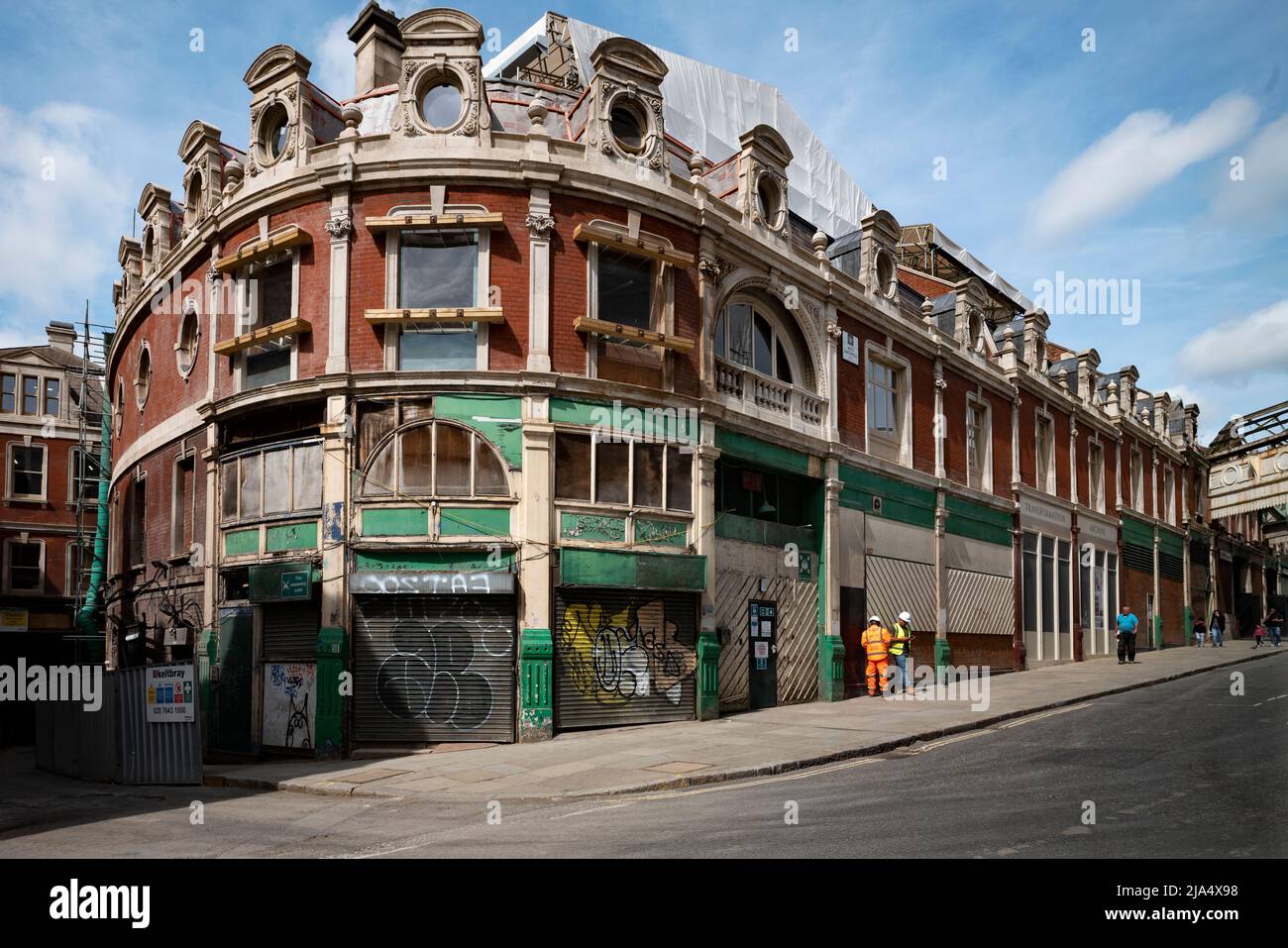 Smithfield Market area of the City of London England May 2022 ...