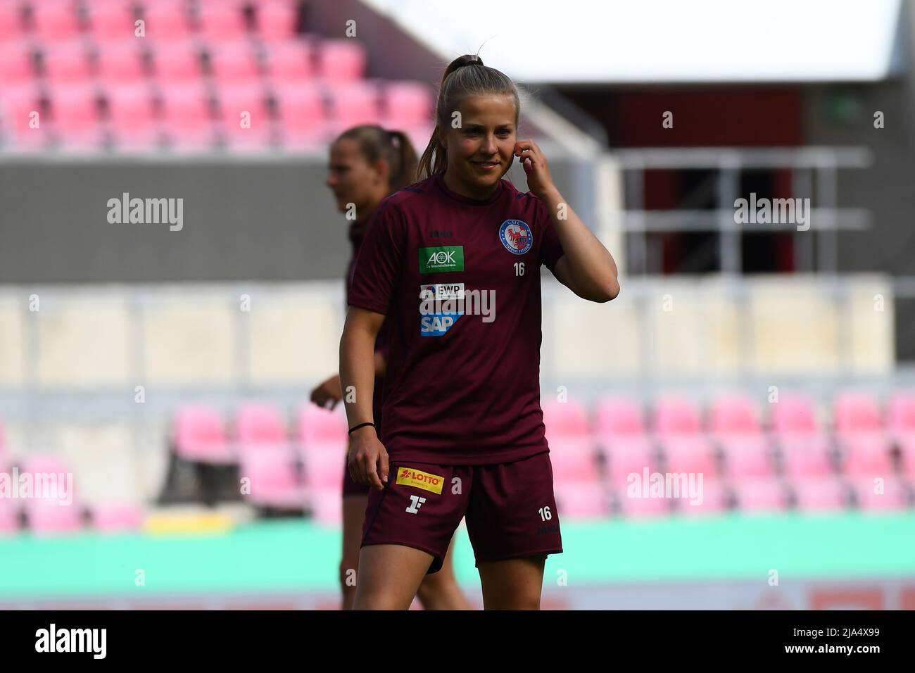 COLOGNE, GERMANY - MAY 27, 2022: Luca Maria Graf . Prematch practice of ...