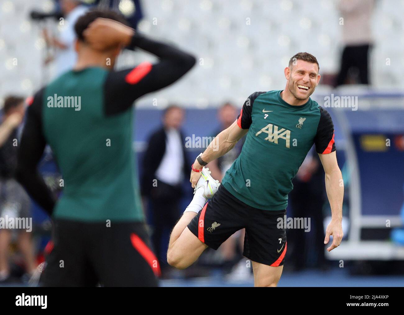 James milner liverpool training hi-res stock photography and images - Alamy