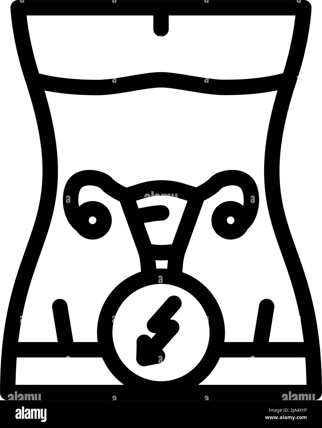 Heartache line icon vector Black and White Stock Photos & Images - Alamy