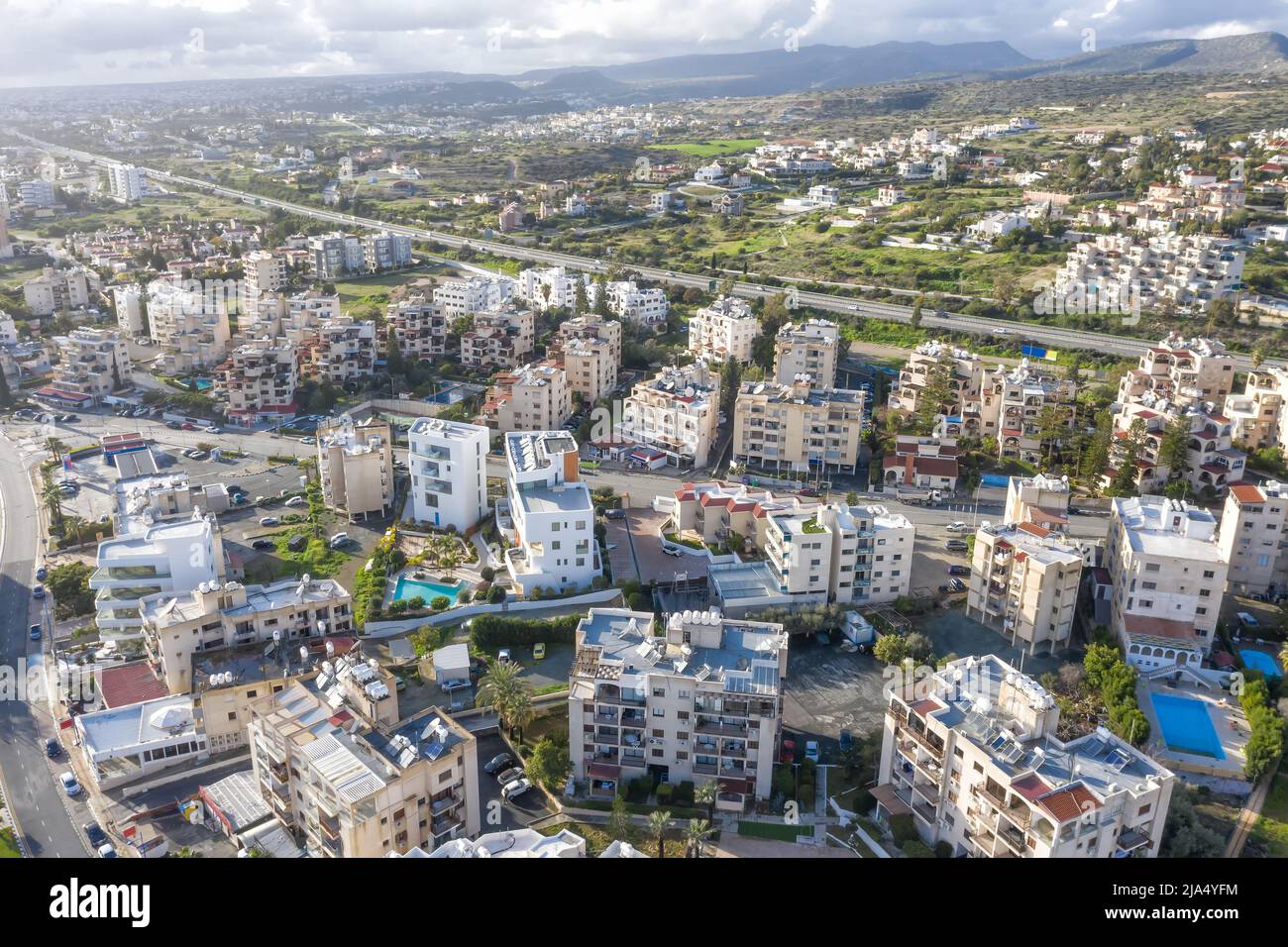 Limassol cityscape high angle view hi-res stock photography and images ...