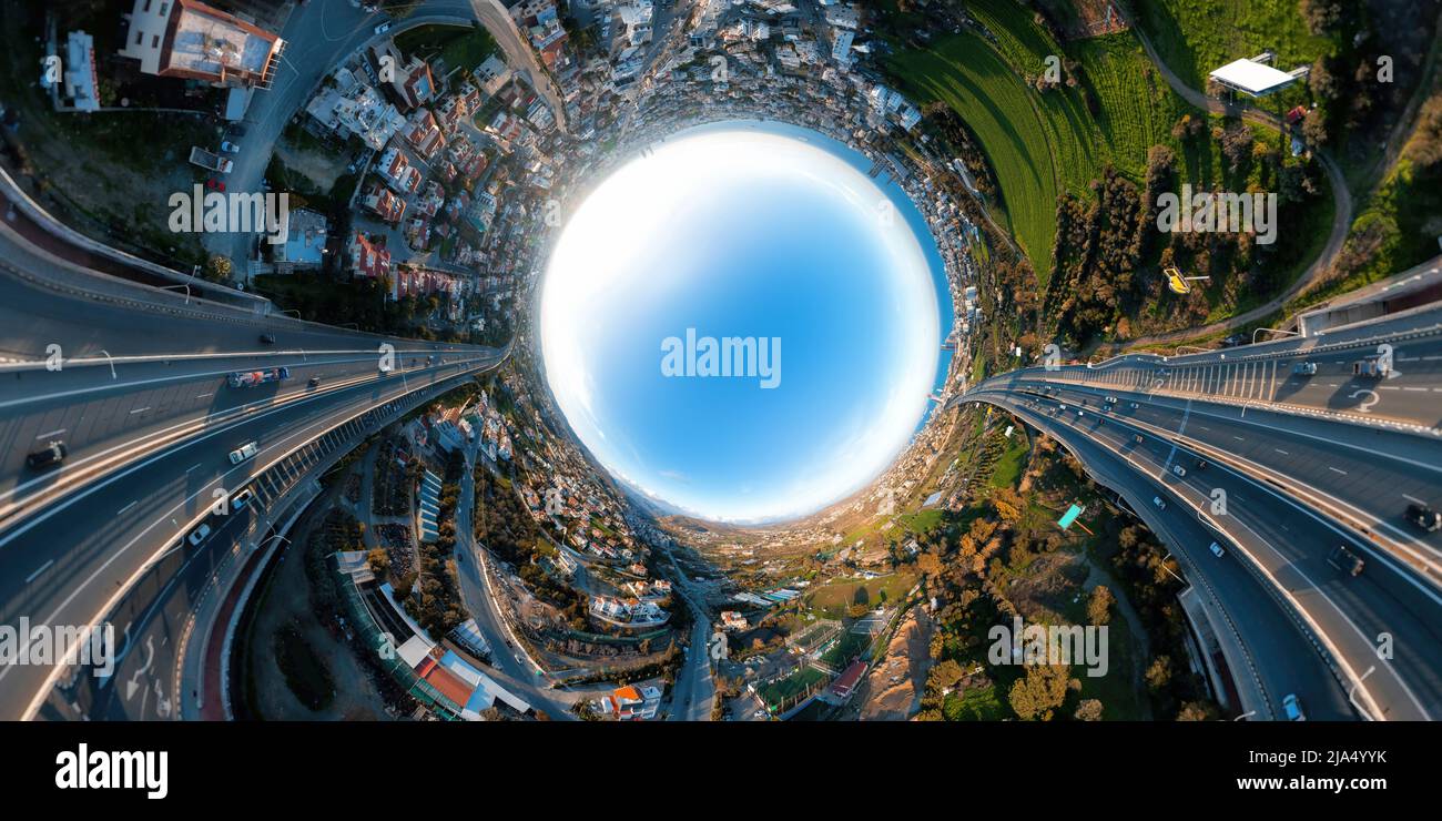 Stereographic projection hi-res stock photography and images - Alamy