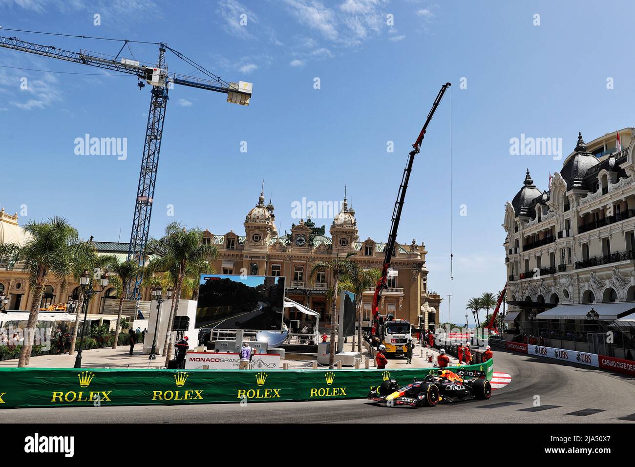 Max Verstappen (NLD) Red Bull Racing RB18. Monaco Grand Prix, Friday ...
