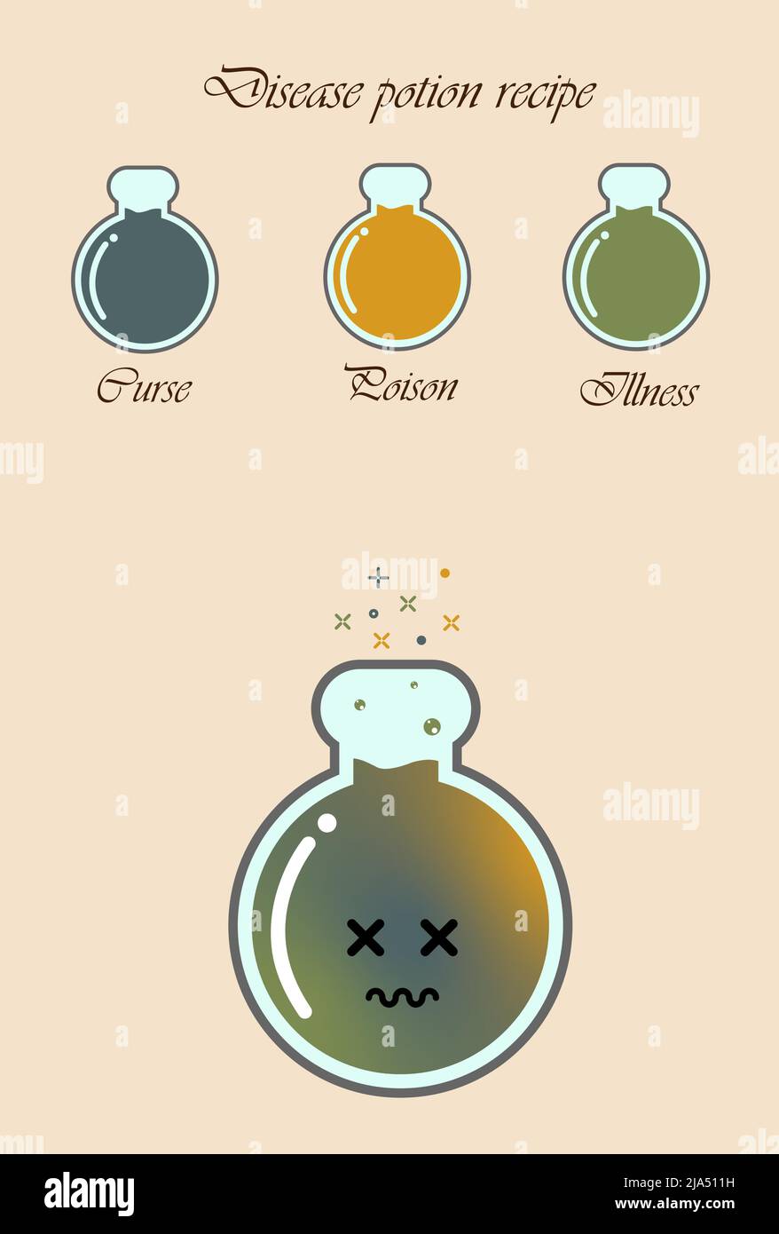 The mystic test book Stock Vector Images - Alamy