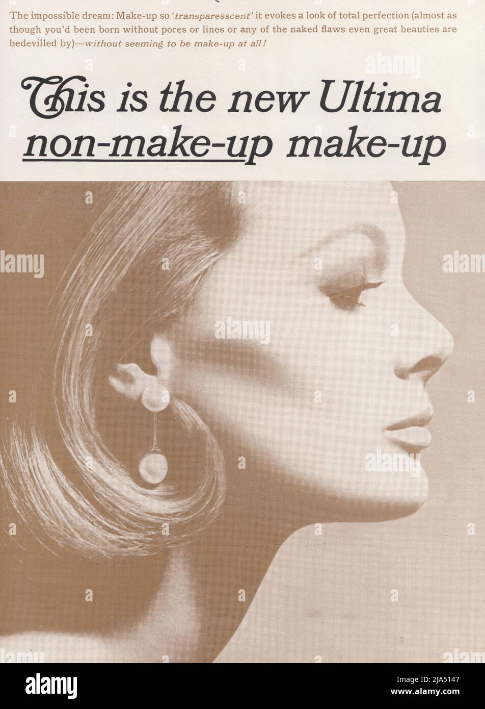 Ultima make up Ultima cosmetics vintage paper advertisement advert ...