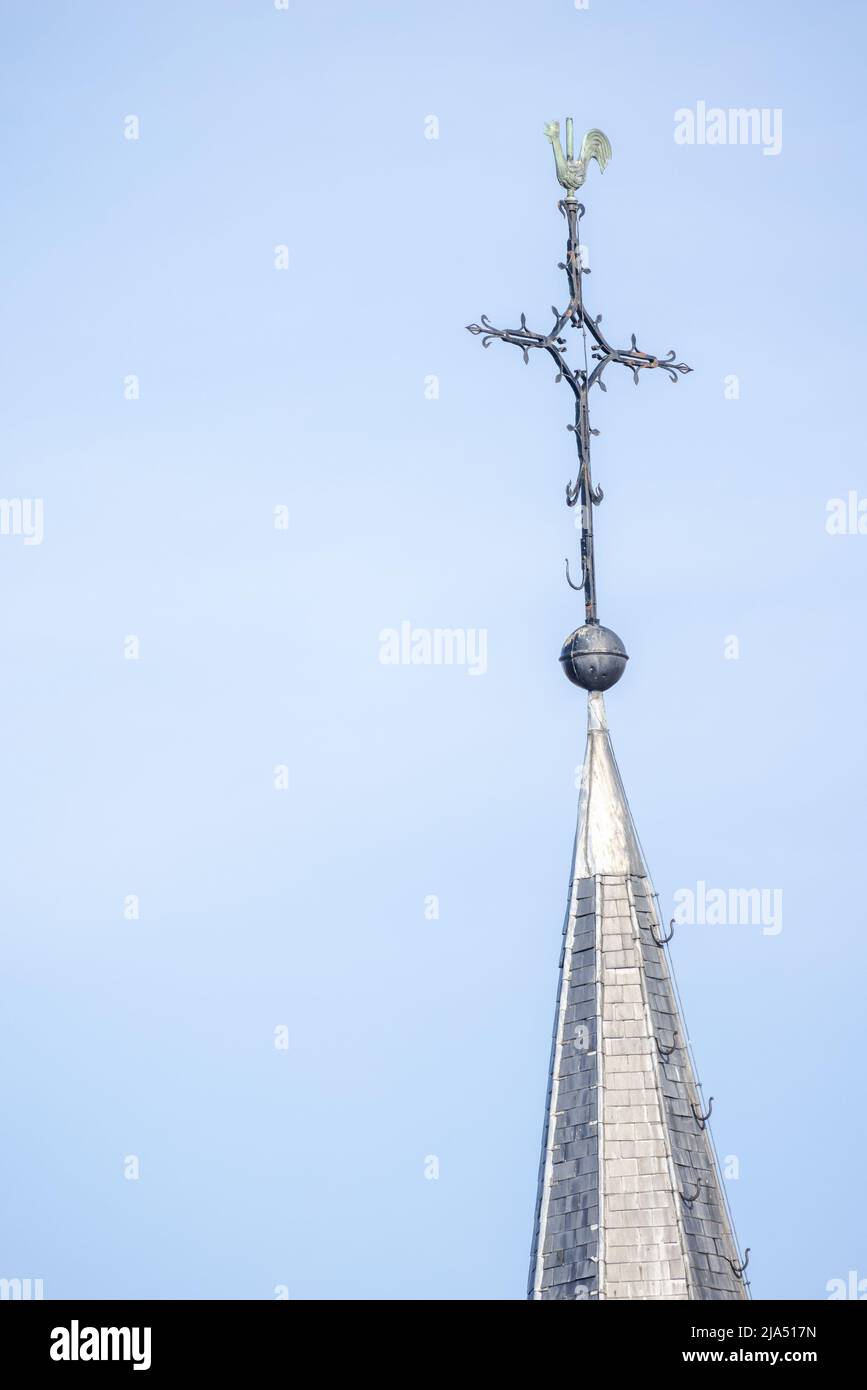 Cross on the spire hi-res stock photography and images - Alamy