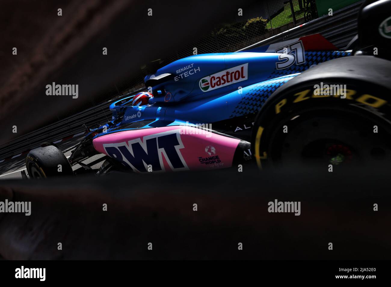 Esteban Ocon (FRA) Alpine F1 Team A522. Monaco Grand Prix, Friday 27th May 2022. Monte Carlo ...