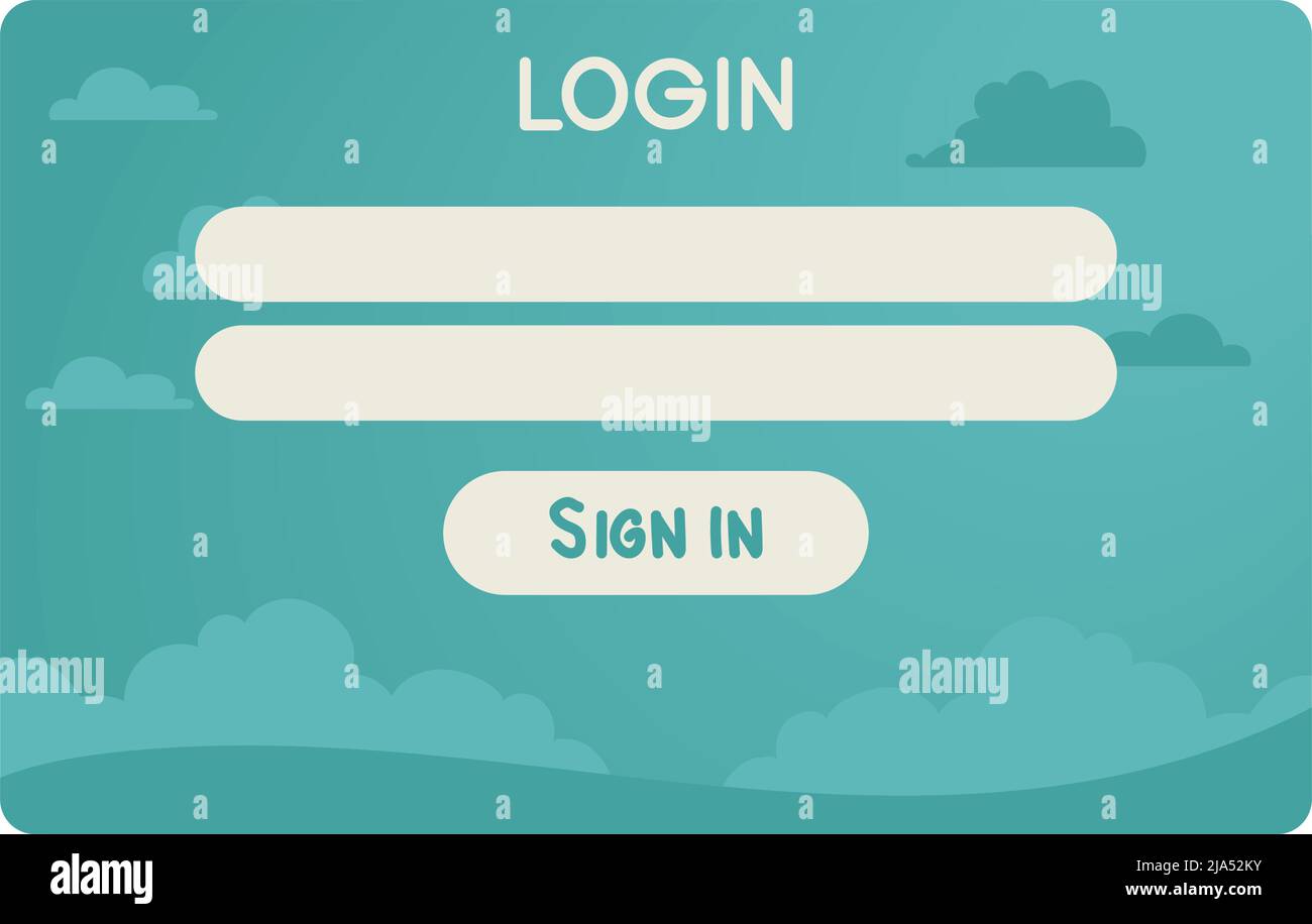 green access login template Stock Vector Image & Art - Alamy