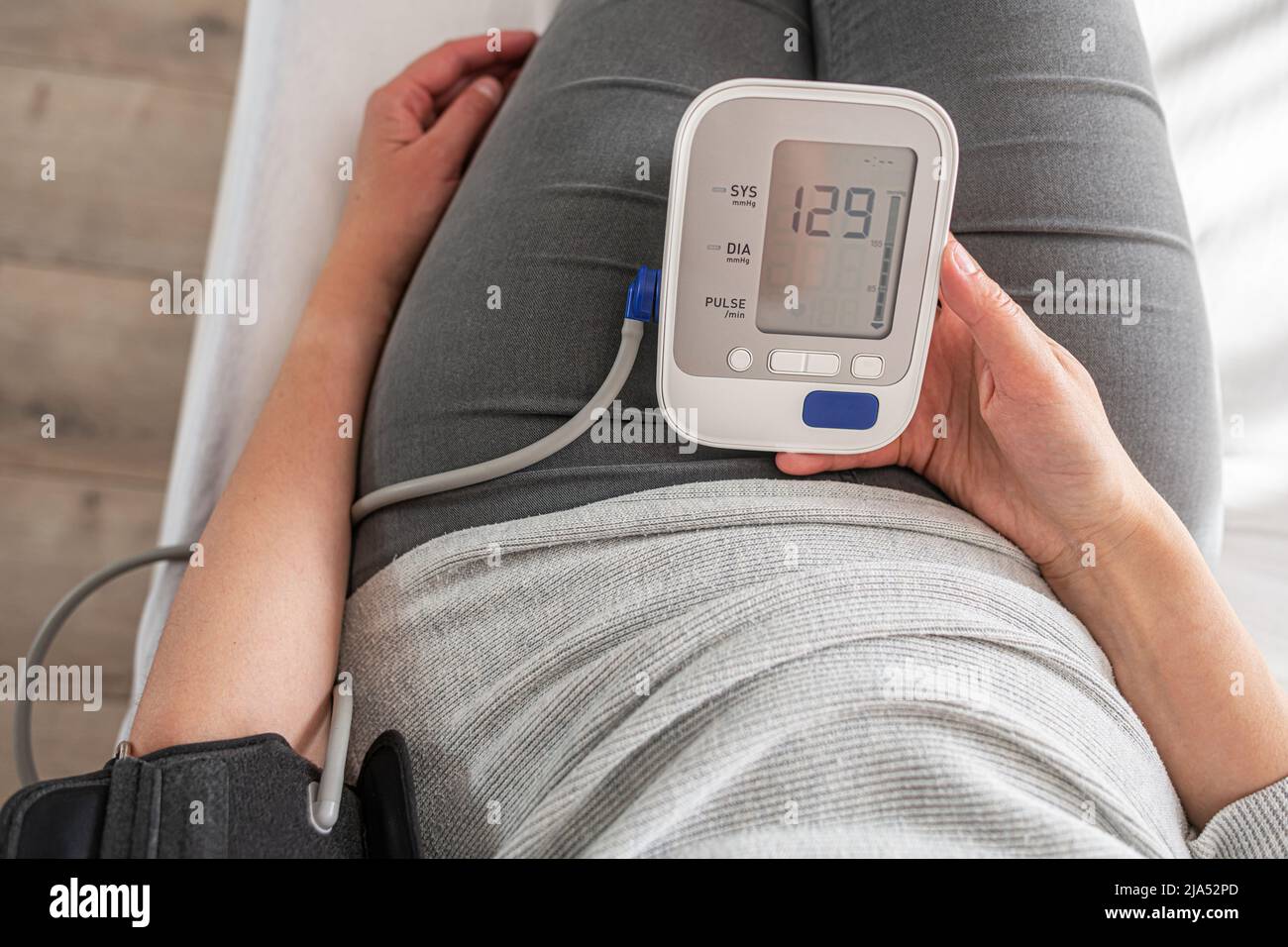 Blood pressure test Stock Photo - Alamy