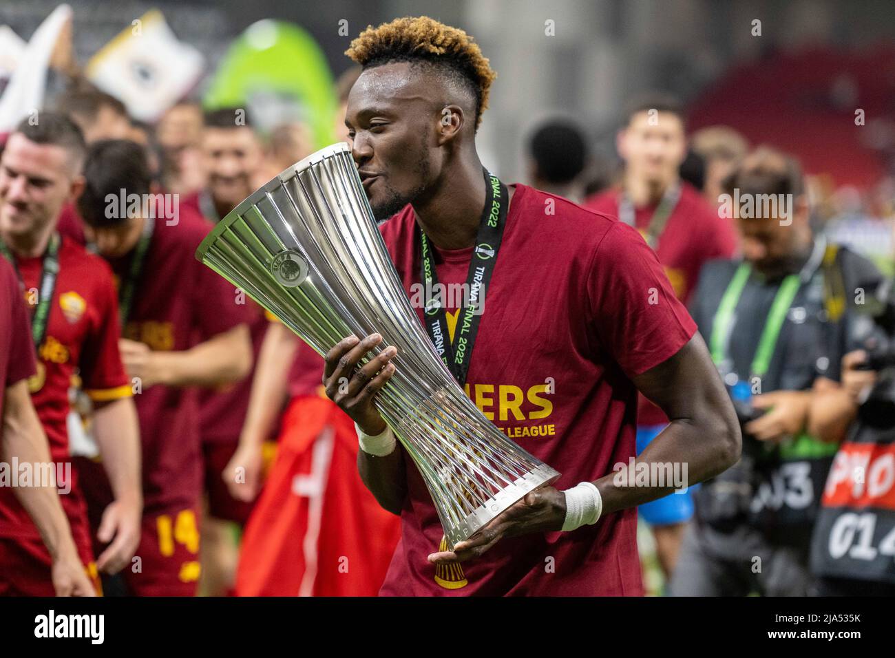 Uefa conference trophy may hi-res stock photography and images - Alamy