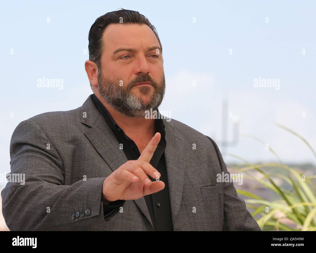 Cannes, France. 27th May, 2022. Denis Ménochet at the As Bestas photo ...