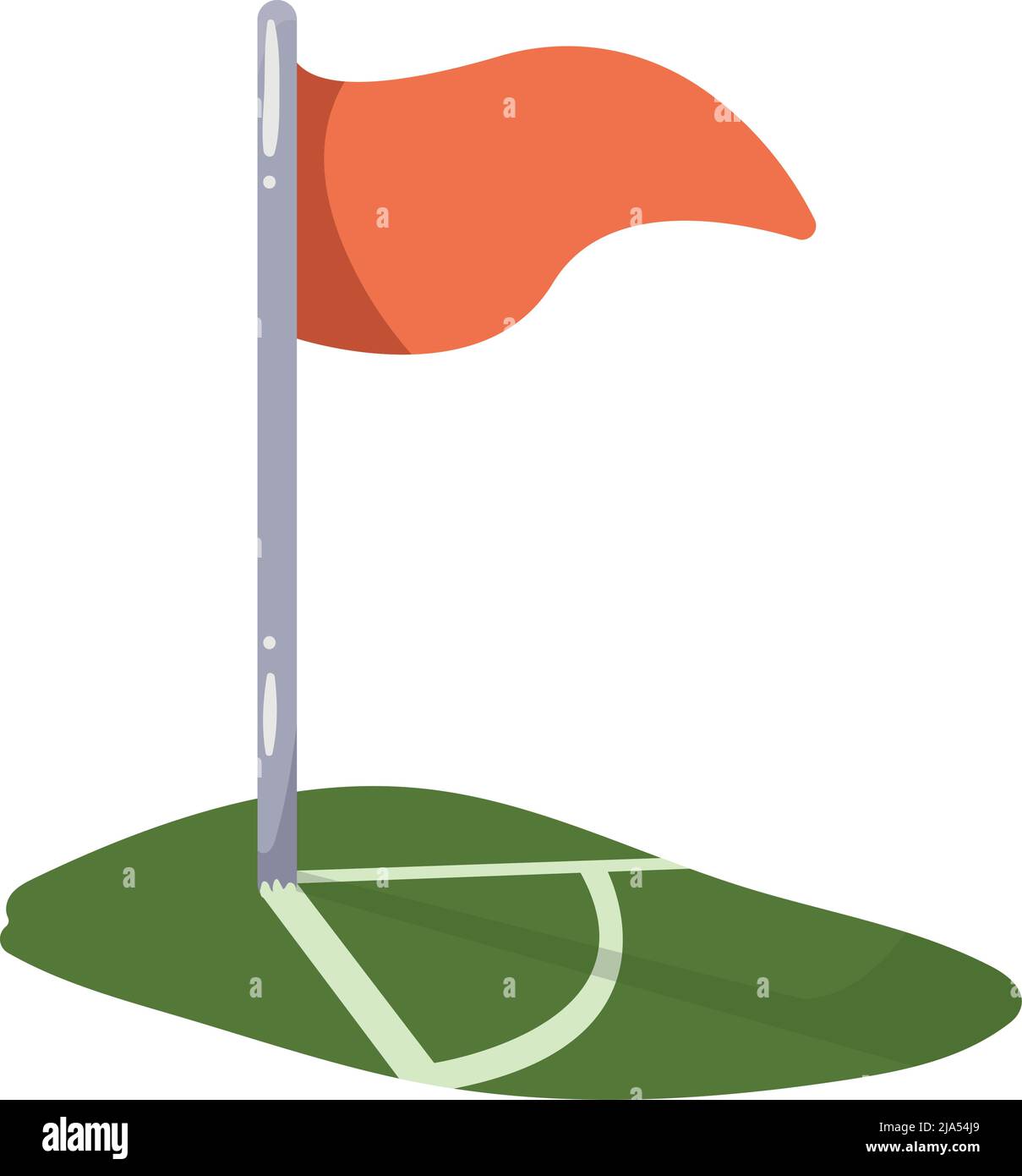 soccer corner flag Stock Vector Image & Art - Alamy