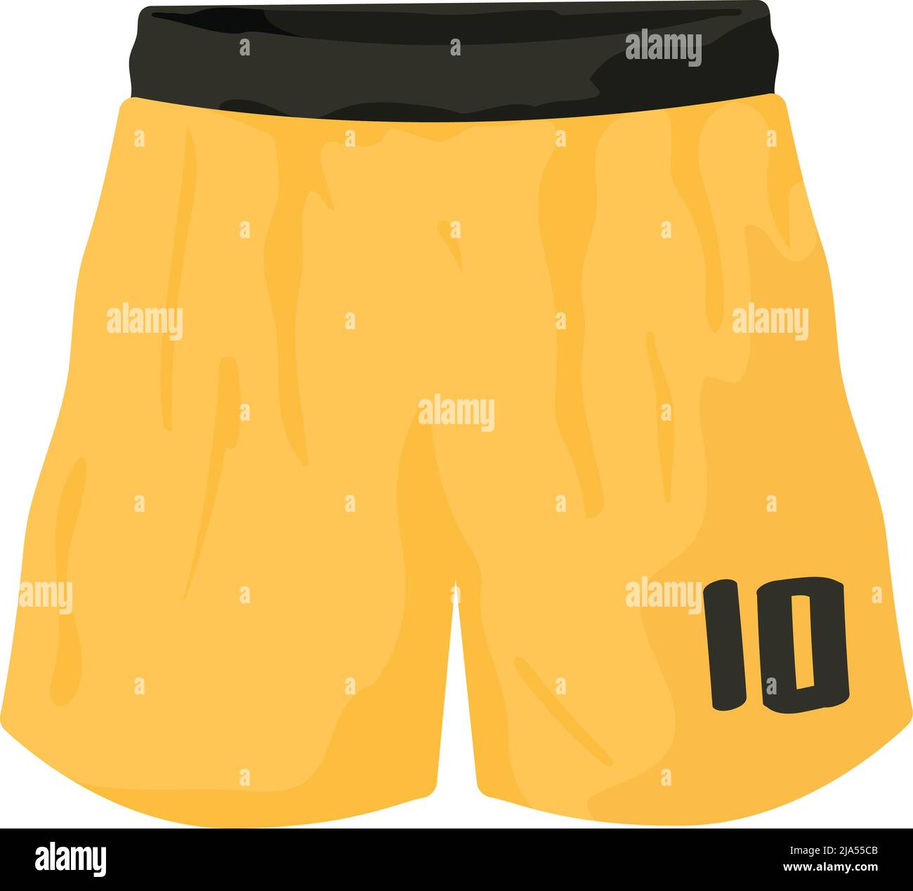 yellow soccer uniform short Stock Vector Image & Art - Alamy