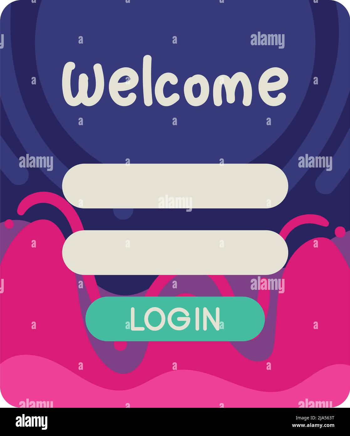 welcome access login template Stock Vector Image & Art - Alamy