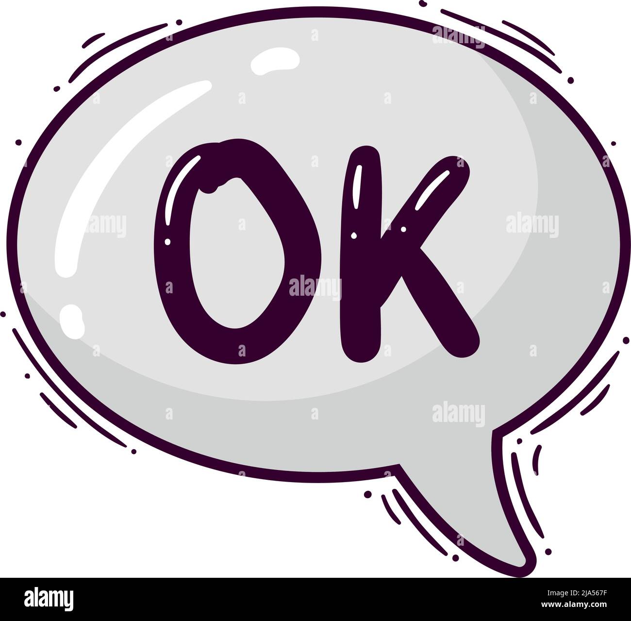 ok comic expression word Stock Vector Image & Art - Alamy