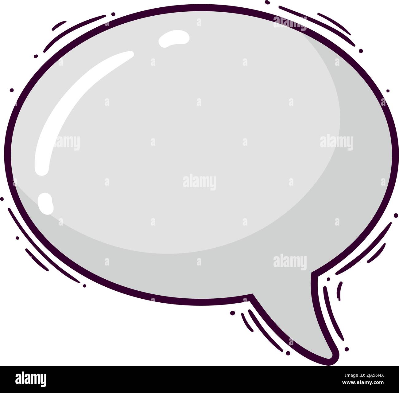 gray comic bubble color Stock Vector Image & Art - Alamy