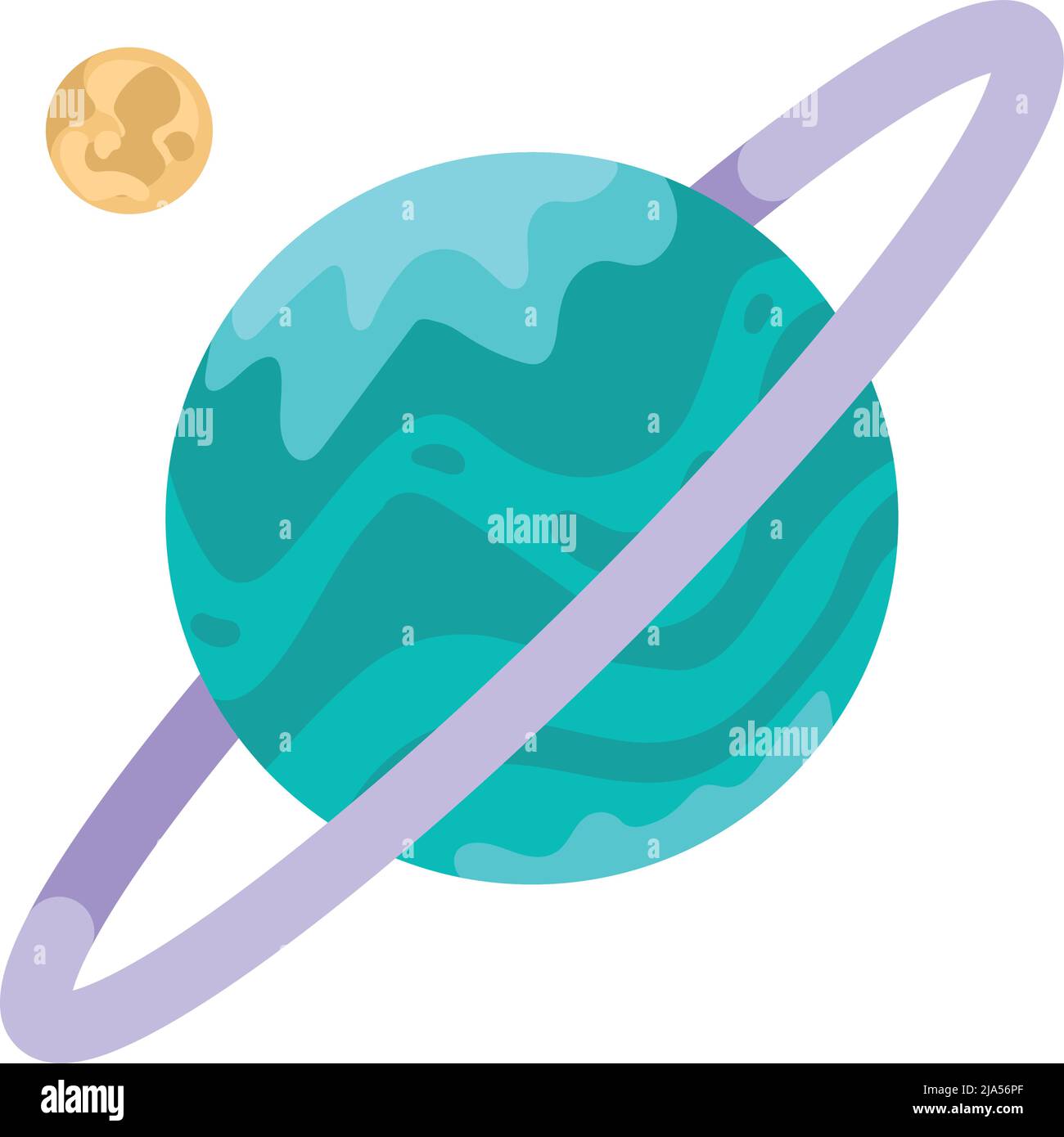 Moon orbiting jupiter Stock Vector Images - Alamy