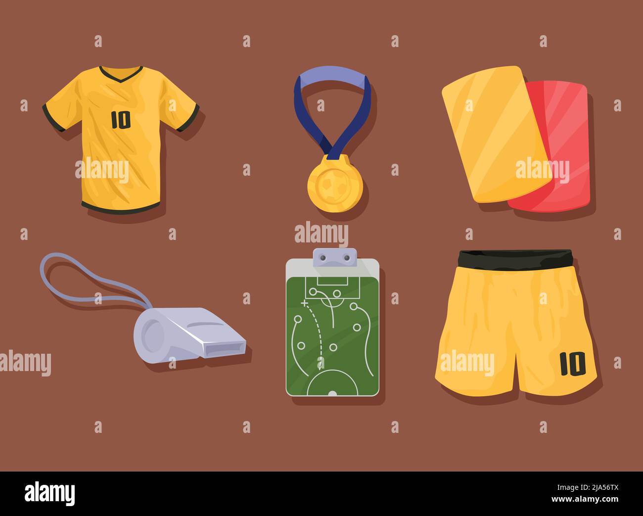 At the soccer six Stock Vector Images - Alamy