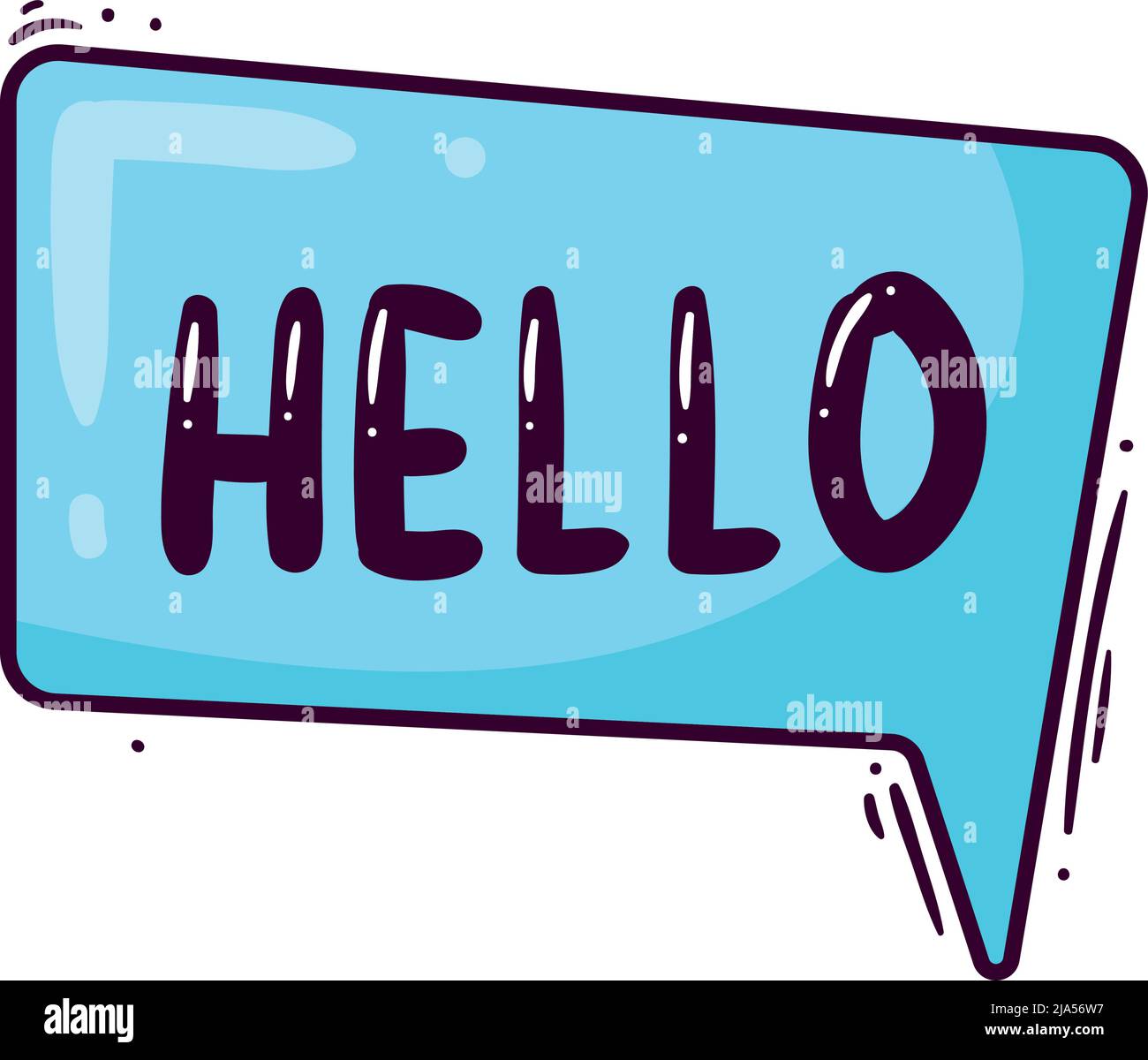 hello comic expression word Stock Vector Image & Art - Alamy