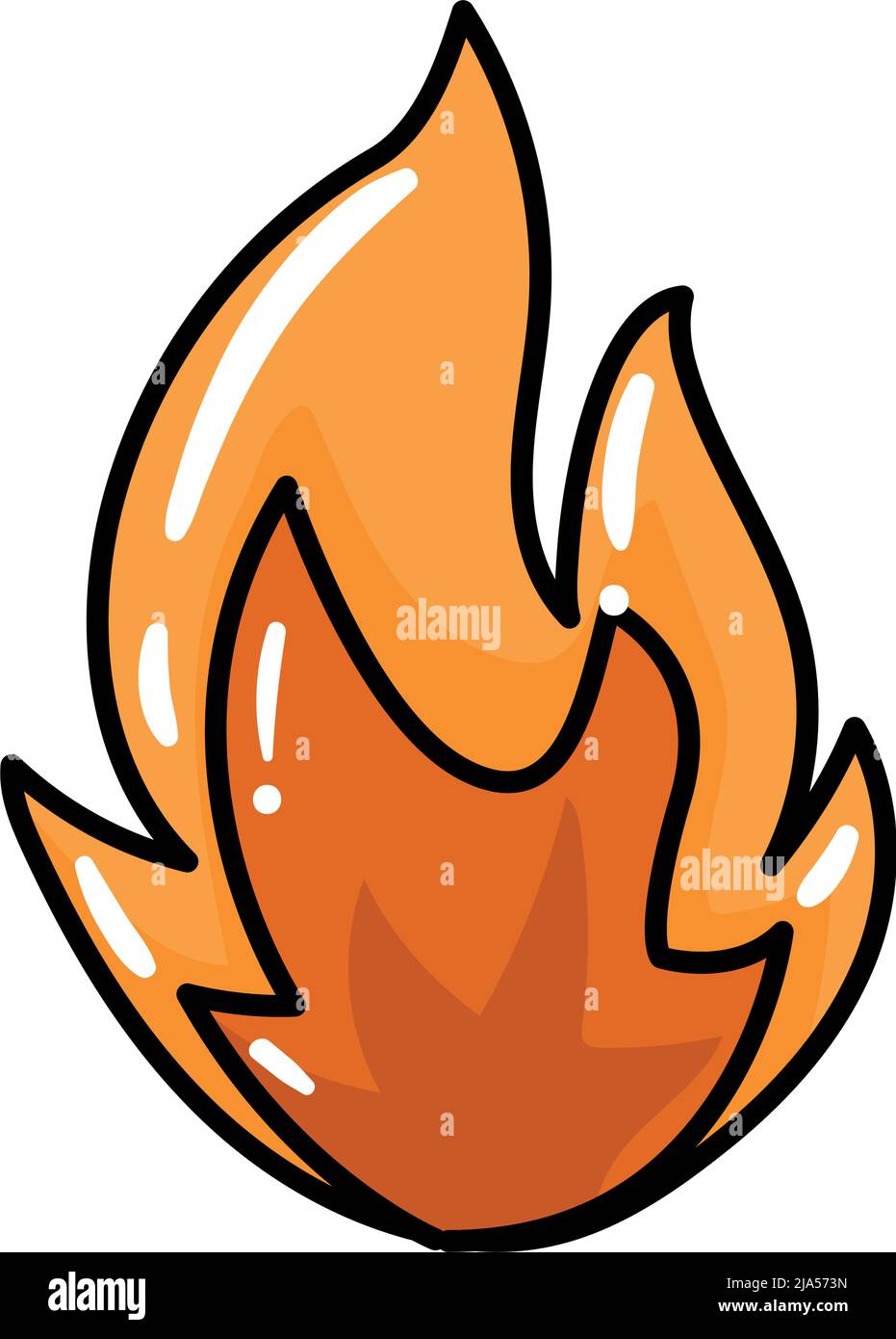 flame old school tattoo Stock Vector Image & Art - Alamy