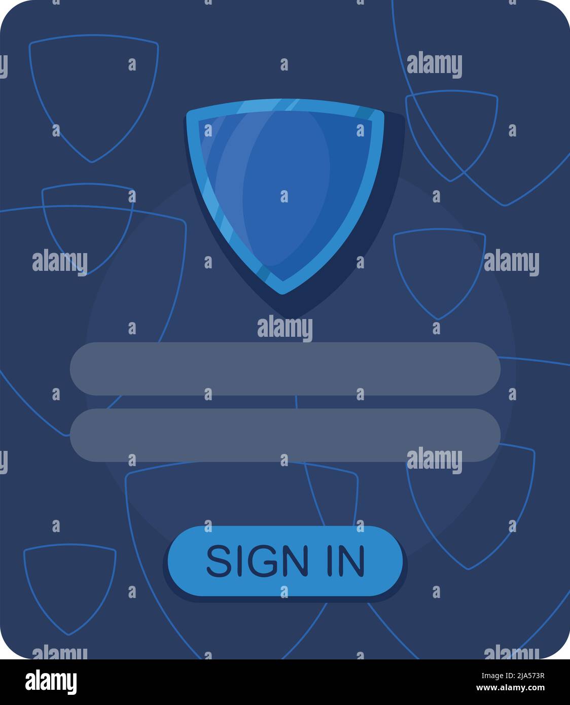 shield access login template Stock Vector Image & Art - Alamy