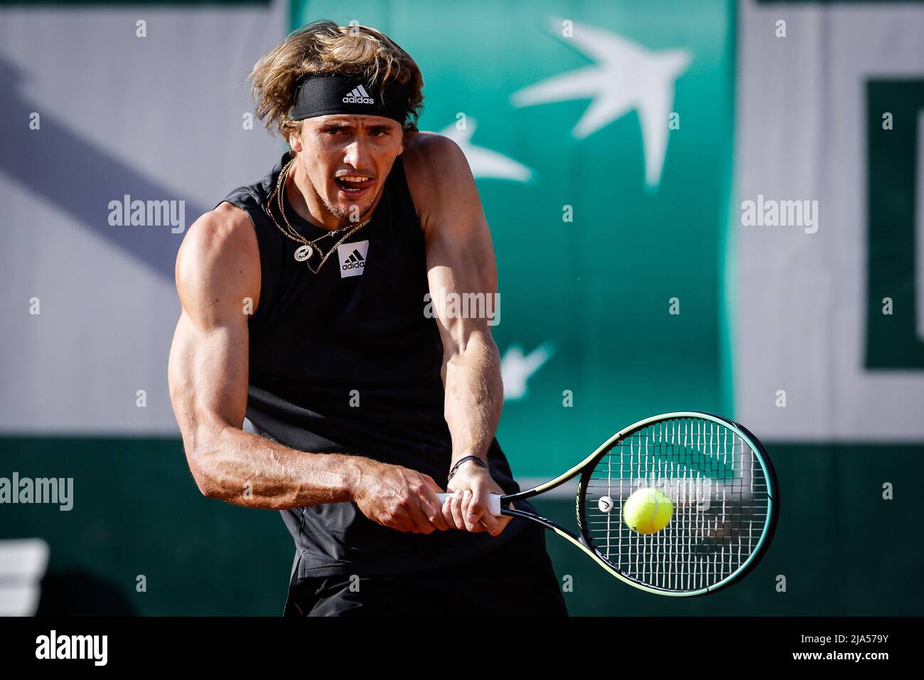 Alexander ZVEREV of Germany during the Day six of Roland-Garros 2022, French Open 2022, Grand ...