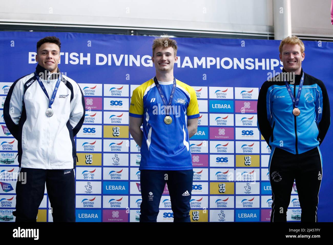 Edinburgh Diving Club’s James Heatly (right), City of Sheffield Diving ...