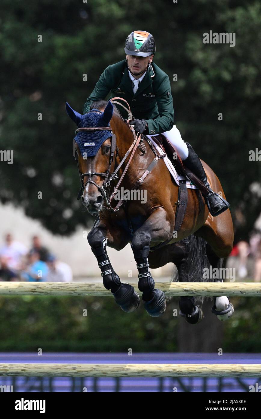 Denis Lynch (IRL) during Premio n. 6 - Nations Cup of the 89th CSIO ...