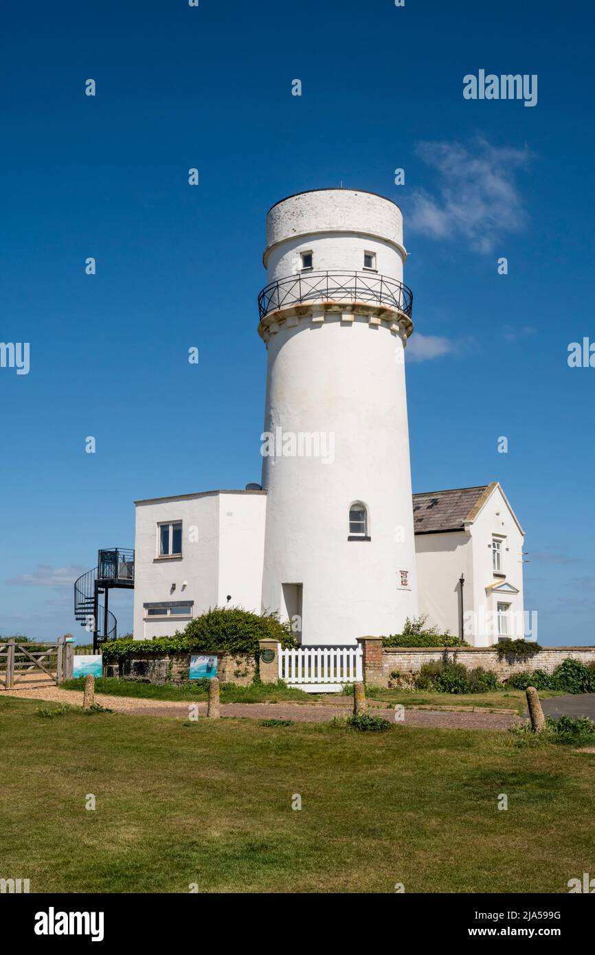 Hunstanton lighthouse in north west Norfolk Stock Photo - Alamy