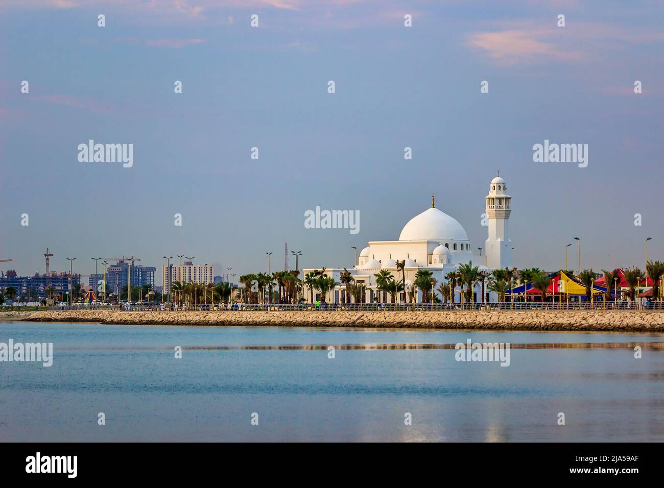 Beautiful Al Khobar Corniche Mosque Saudi Arabia Stock Photo - Alamy